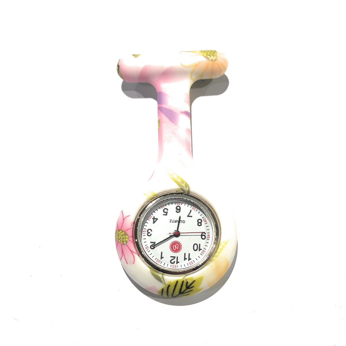 Autumn Leaves Fob Watch | Patterned Silicone Nurses Watch - Nursefobs